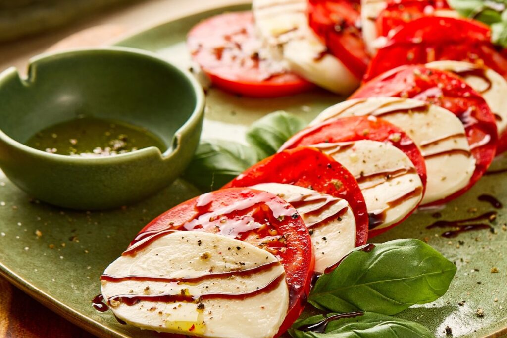 Diabetic-Friendly Candy Cane Shaped Caprese Salad - The Insulin ...
